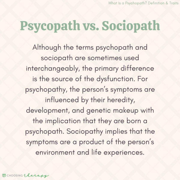 What Is a Psychopath? Definition & Traits