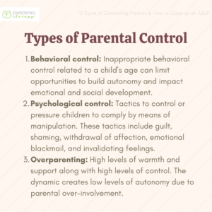 10 Signs of Controlling Parents & How to Cope as an Adult