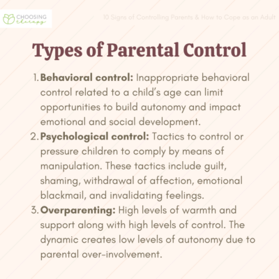 10 Signs of Controlling Parents & How to Cope as an Adult