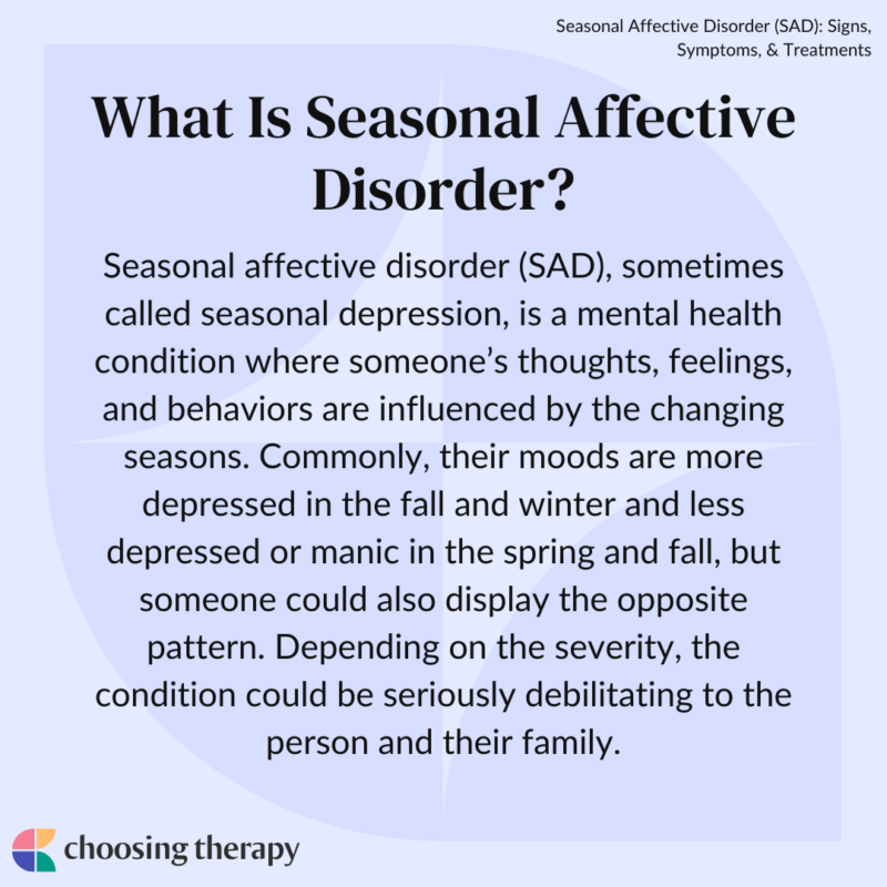 What Is Seasonal Affective Disorder?