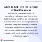 What to Do When You’re Feeling Worthless: 12 Tips From a Therapist