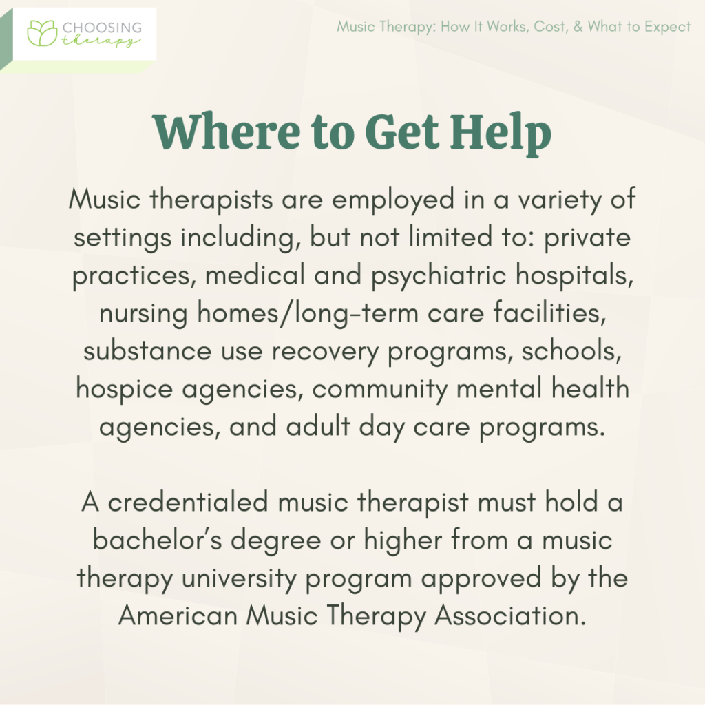 Music Therapy: How It Works, Cost, & What to Expect - Choosing Therapy