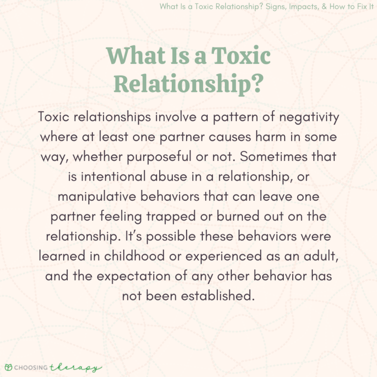 21 Signs of a Toxic Relationship & What to Do About It