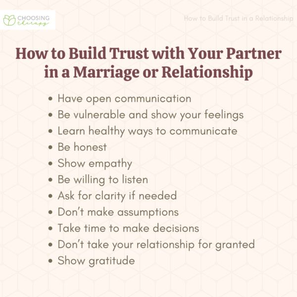 How to Build Trust in a Relationship: 22 Tips