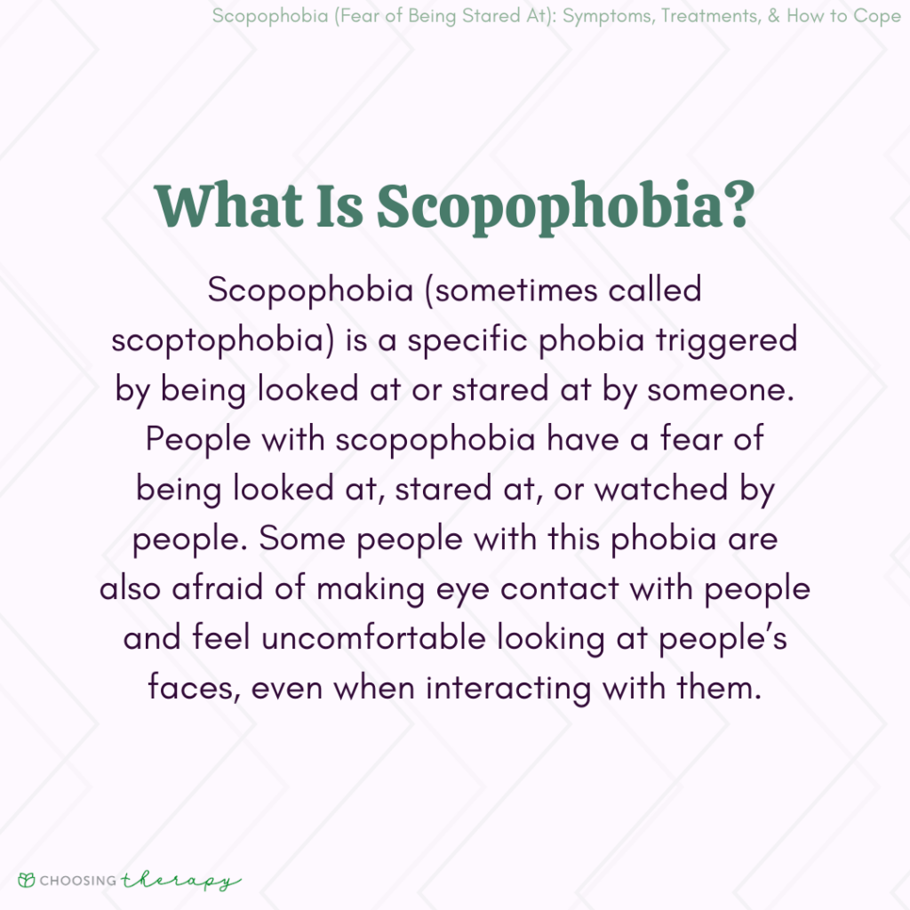 What Is Scopophobia?