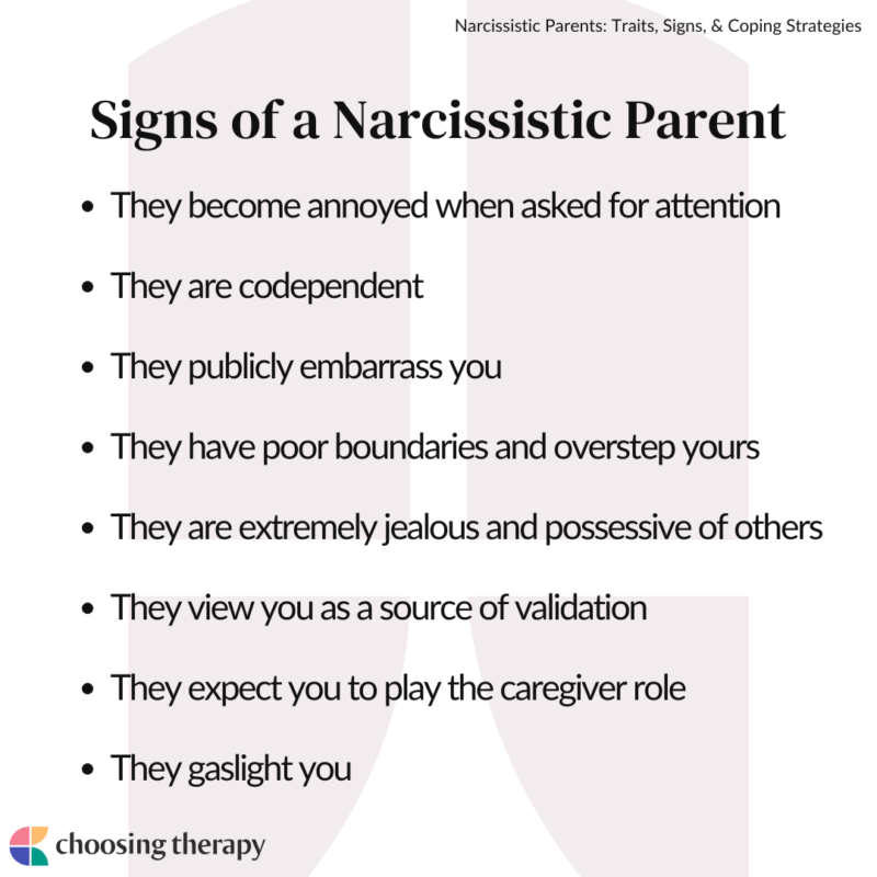 How to Deal With Narcissistic Parents