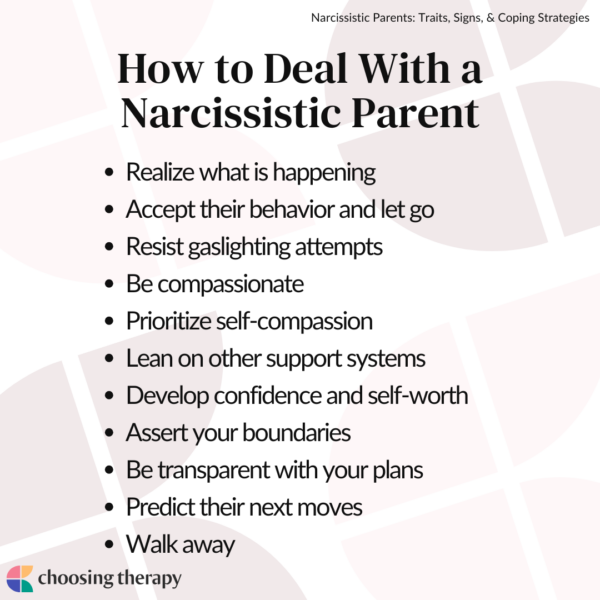 How to Deal With Narcissistic Parents