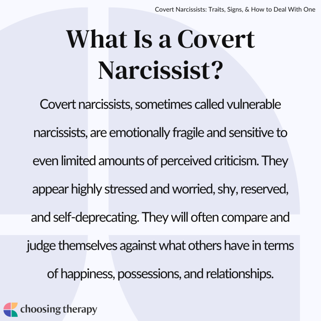 15 Signs Of A Covert Narcissist