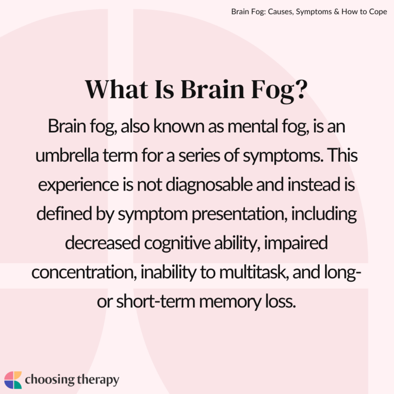 Brain Fog: Causes, Symptoms & How to Cope