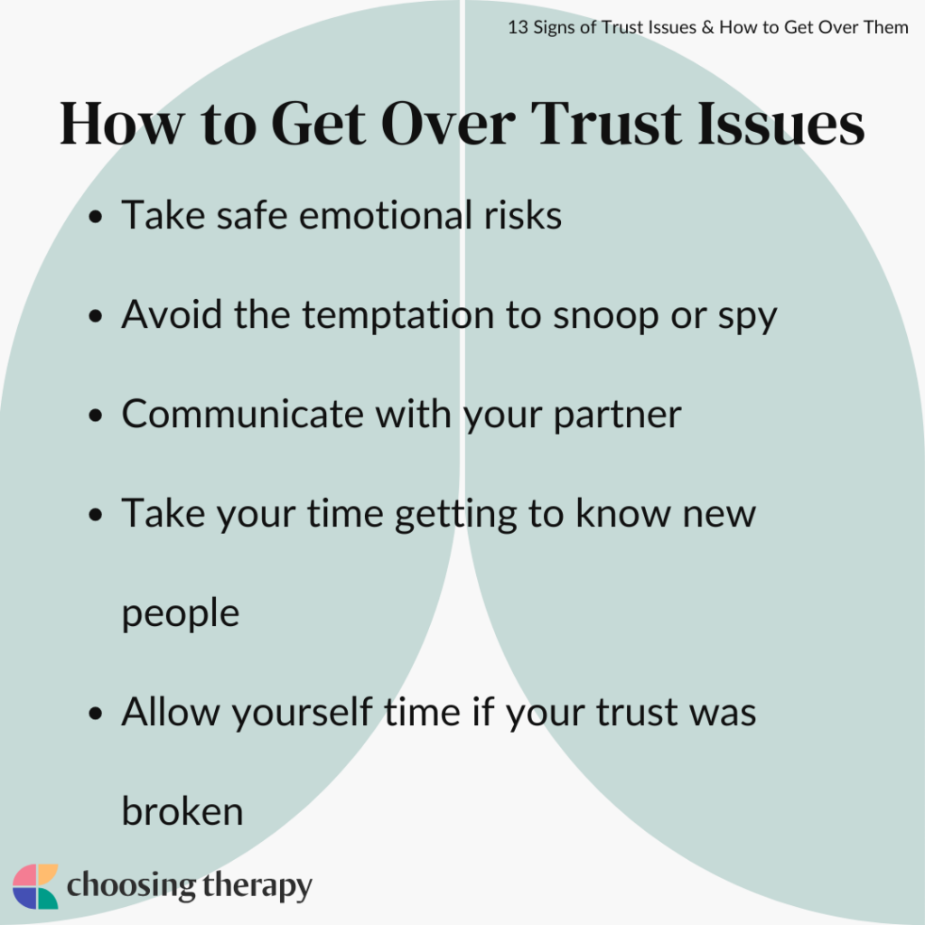 13 Signs of Trust Issues & How to Trust Again