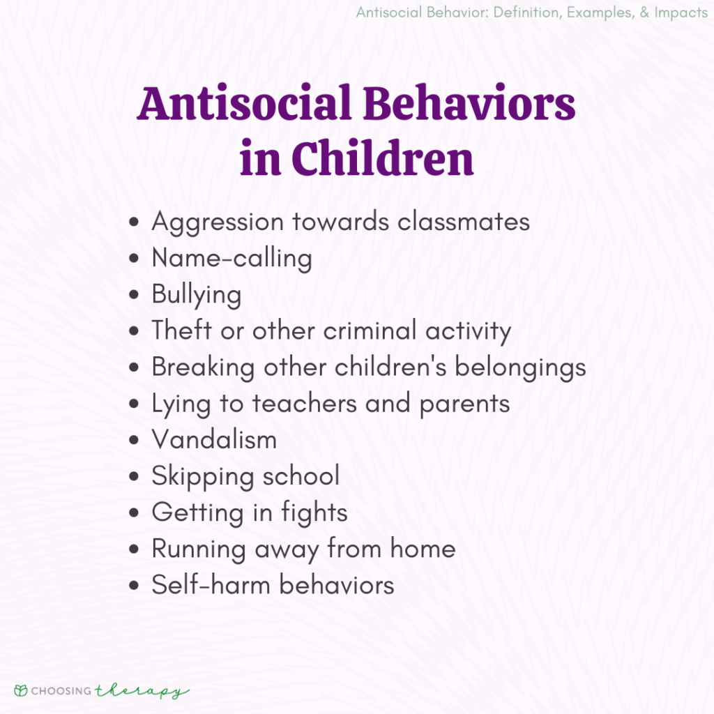 How to Spot Antisocial Behavior