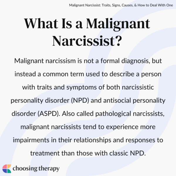 10 Signs You Are Dealing with a Malignant Narcissist