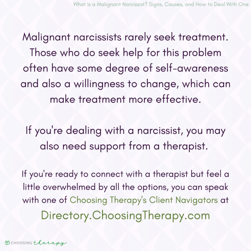 10 Signs You Are Dealing with a Malignant Narcissist