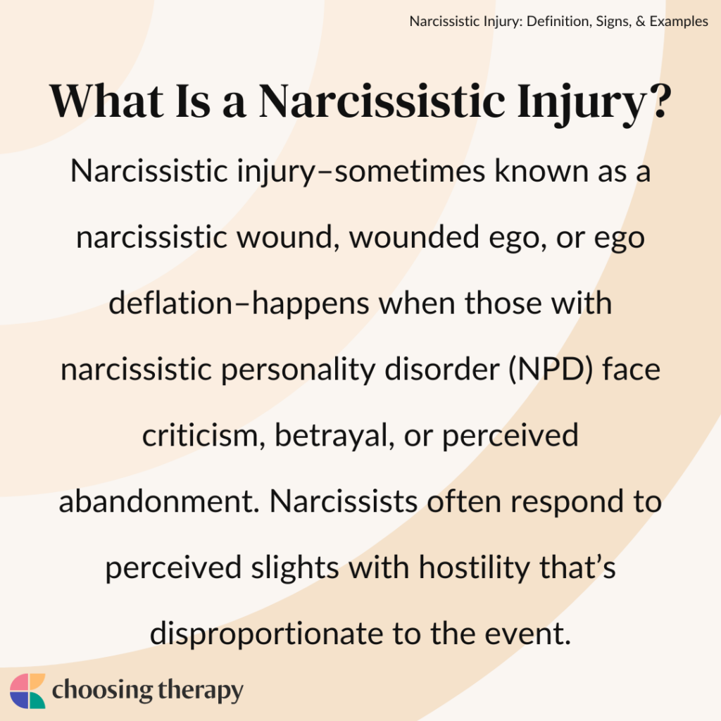 12 Signs of Narcissistic Injury