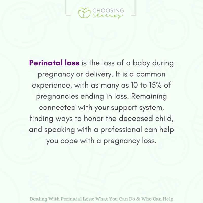 Dealing With Perinatal Loss: What You Can Do & Who Can Help