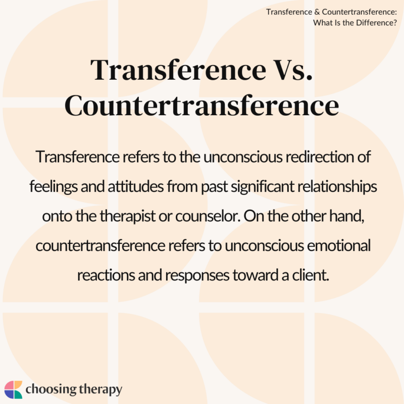 Transference & Countertransference: What Is the Difference? - Choosing Therapy