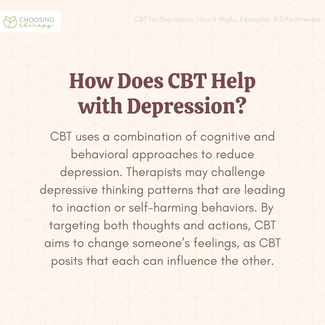 CBT For Depression How It Works Examples Effectiveness CBT For Depression How It Works Examples Effectiveness