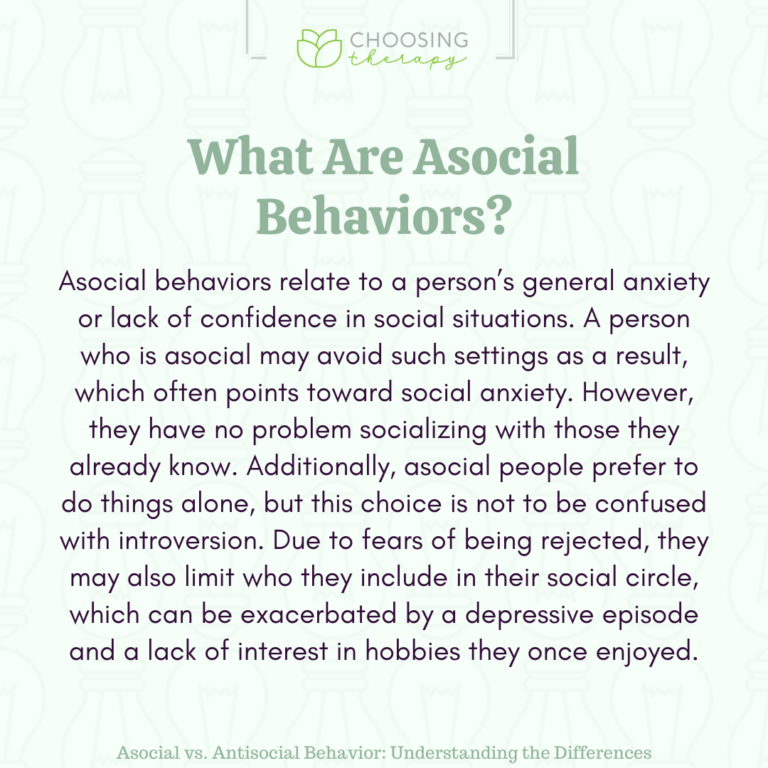 What’s the Difference Between Being Asocial vs. Antisocial?