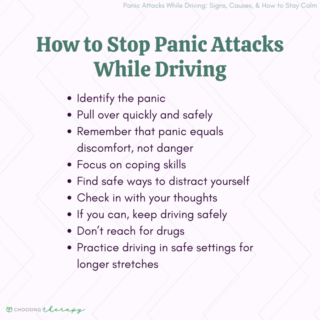 How to Deal With a Panic Attack While Driving