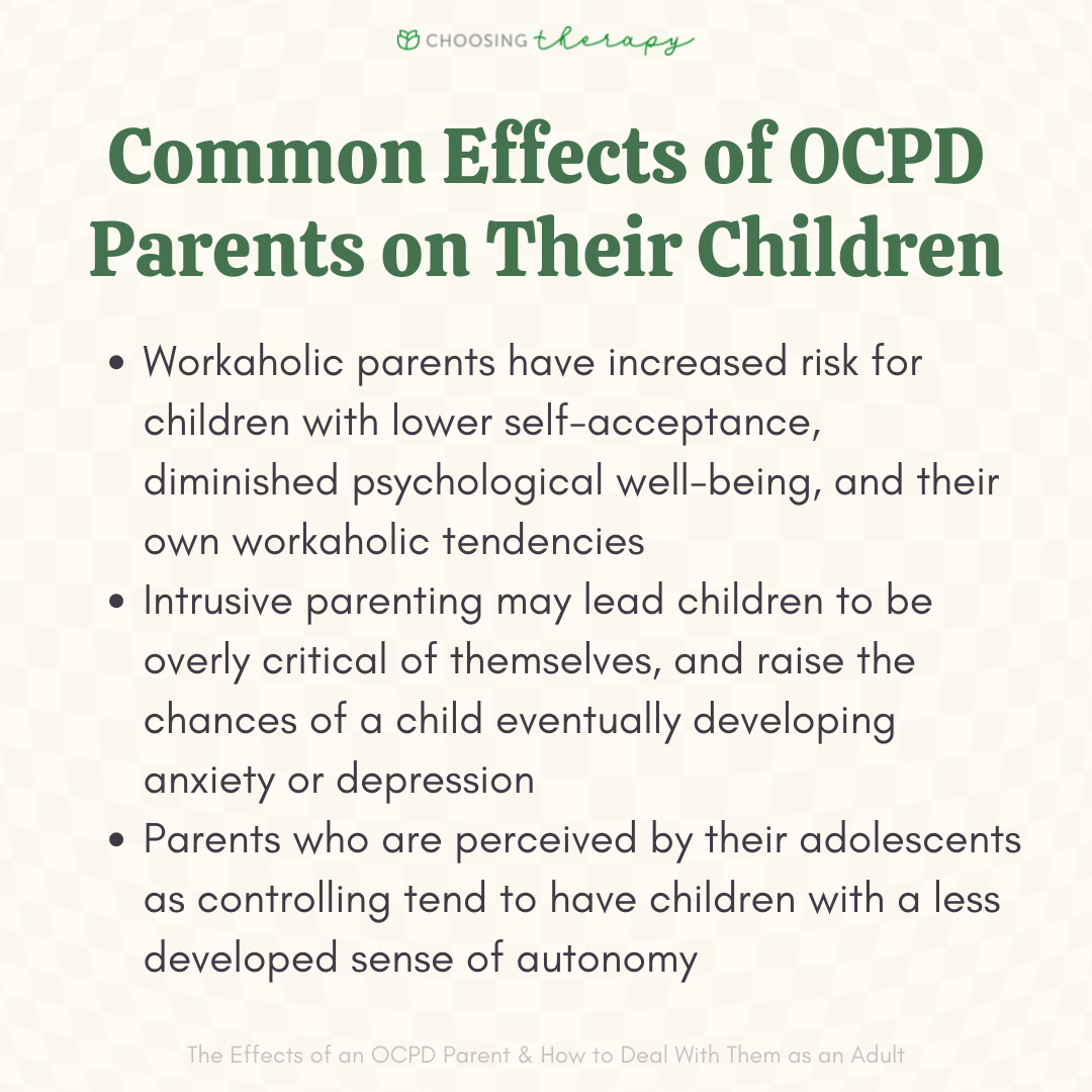Growing Up with an OCPD Parent: What are the Effects on the Child?