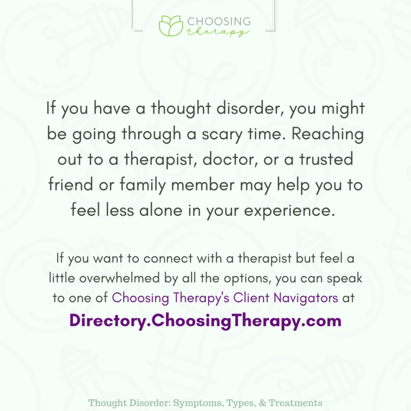 Thought Disorder: Symptoms, Types, & Treatments - Choosing Therapy