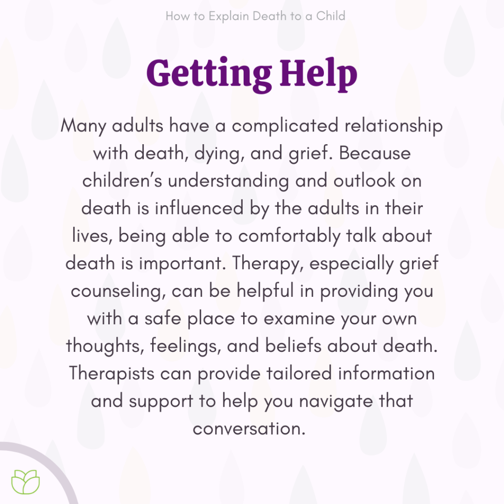 How to Explain Death to a Child