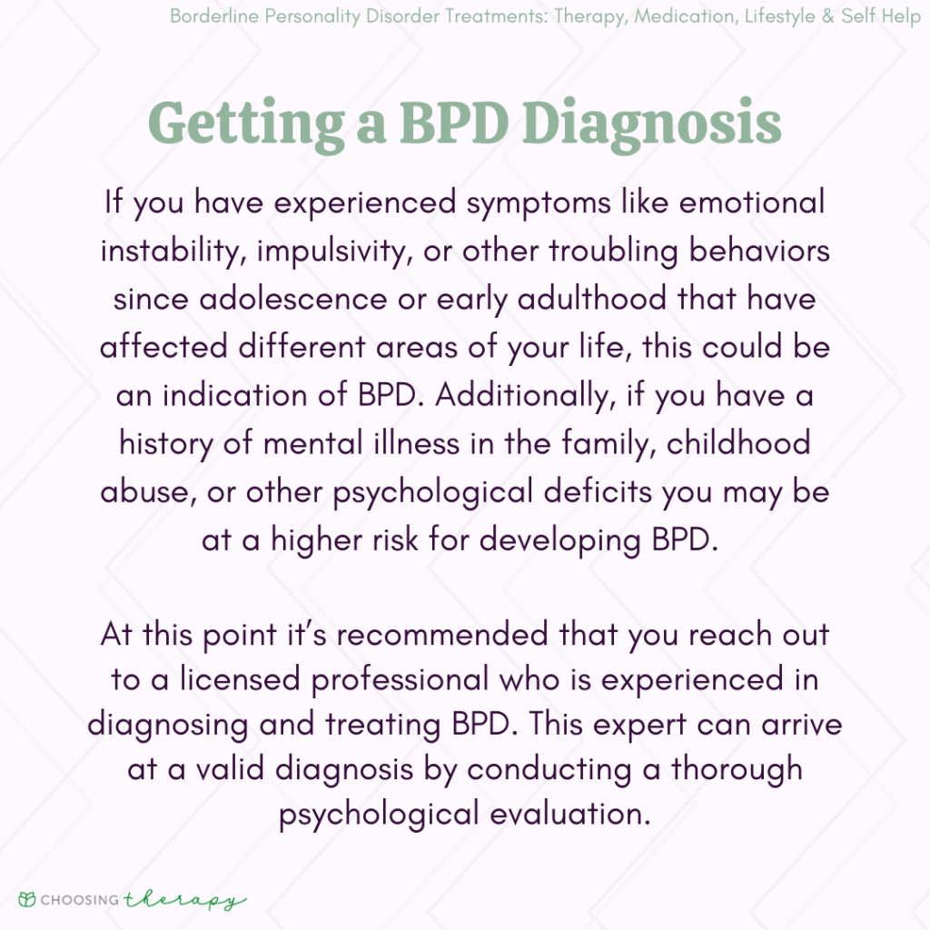 Borderline Personality Disorder Treatment Options