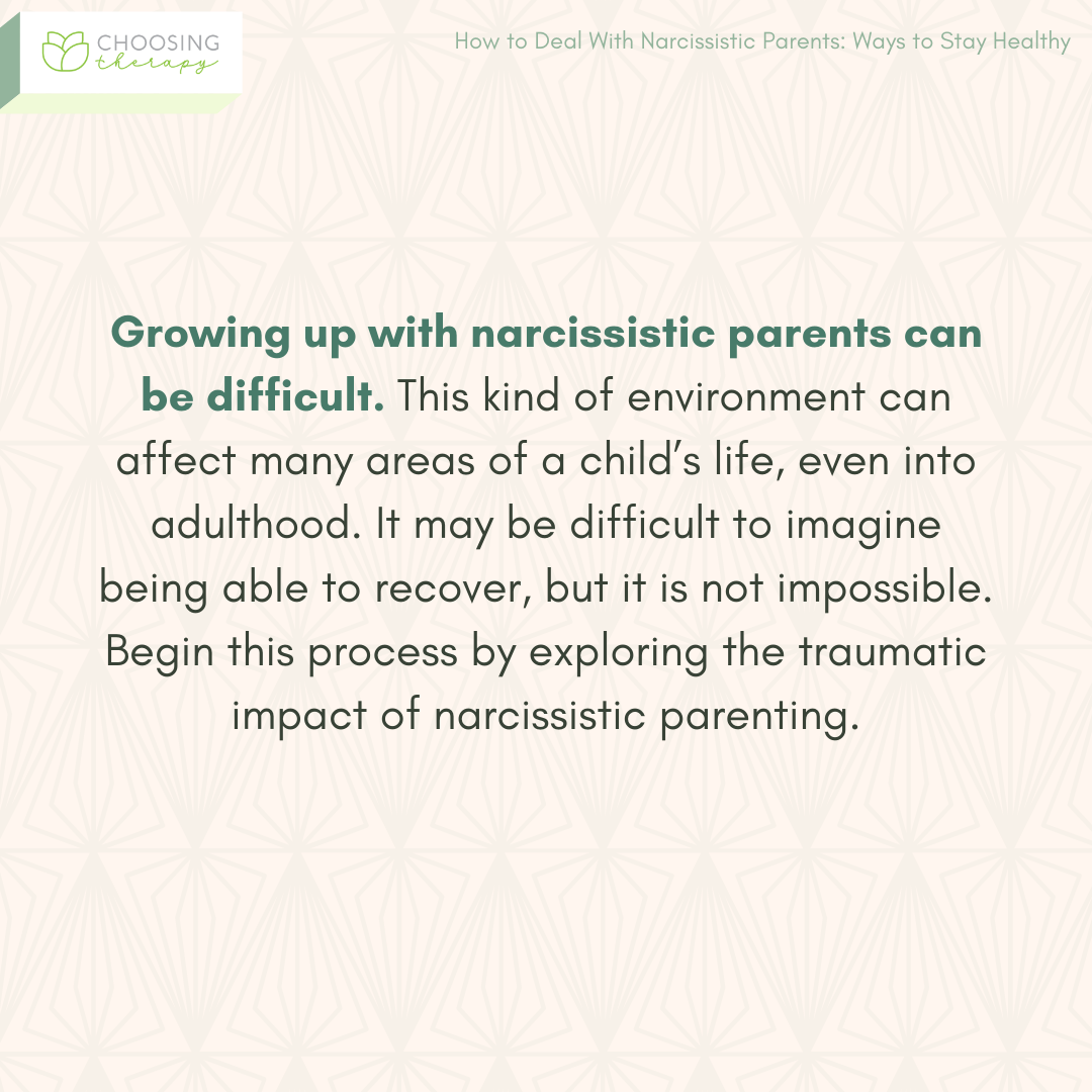 7 Tips to Help Deal with Narcissistic Parents