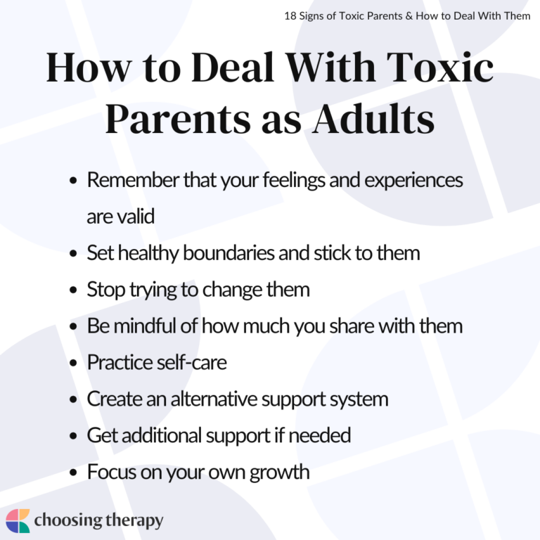 18 Signs You Have Toxic Parents & How to Deal With Them