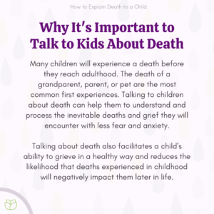 How to Explain Death to a Child