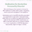 Borderline Personality Disorder Treatment Options