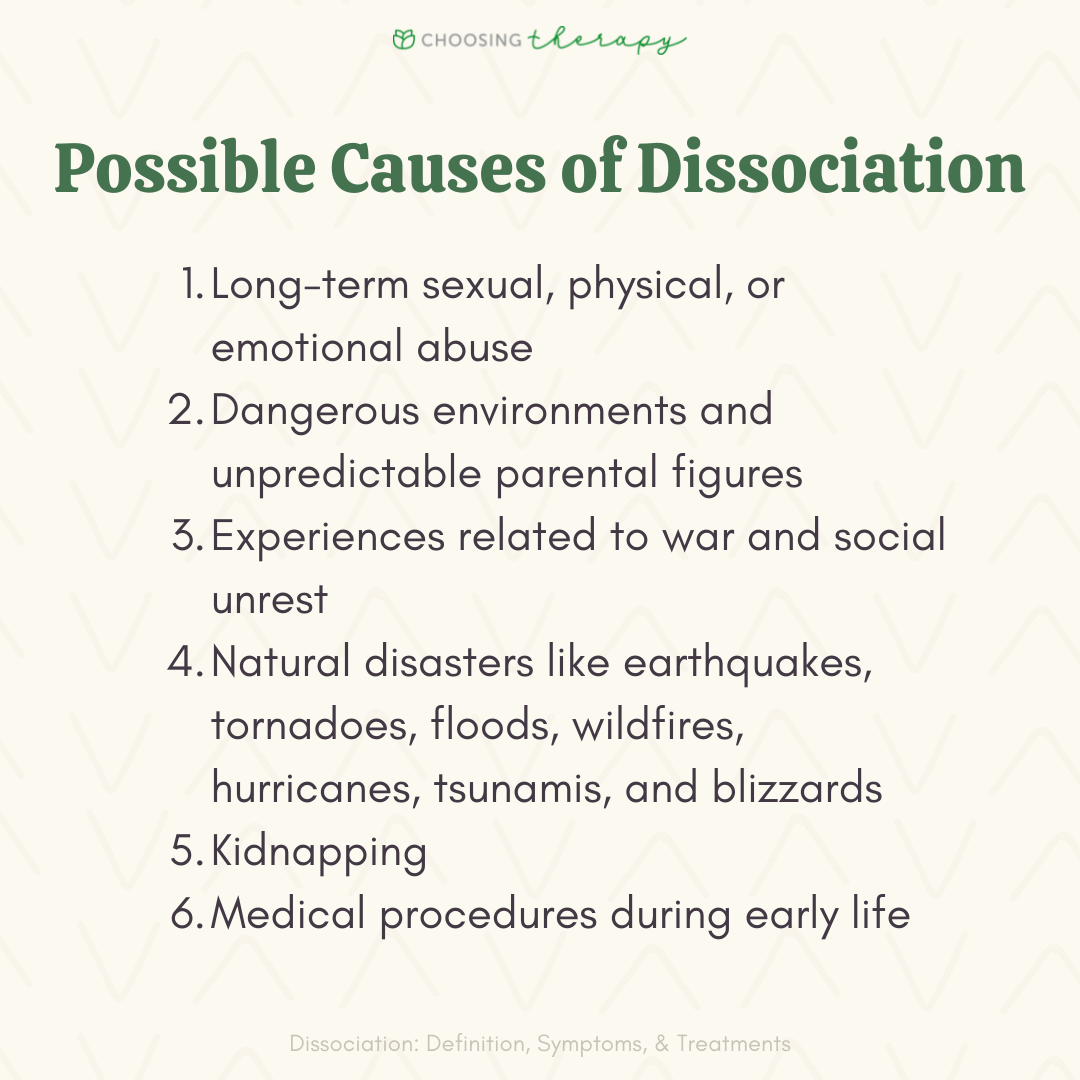 Dissociation: Definition, Symptoms, & Treatments - Choosing Therapy