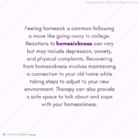 Homesickness: Effects & 7 Ways to Cope - Choosing Therapy