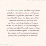 What to Do When You’re Feeling Worthless - Choosing Therapy