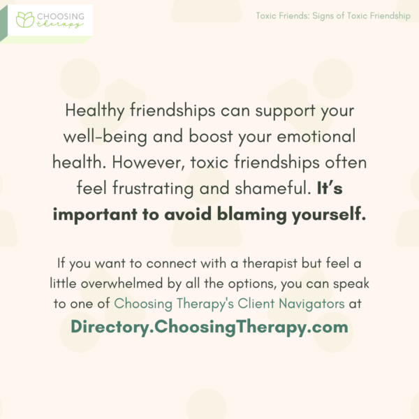 13 Signs That You Have Toxic Friends