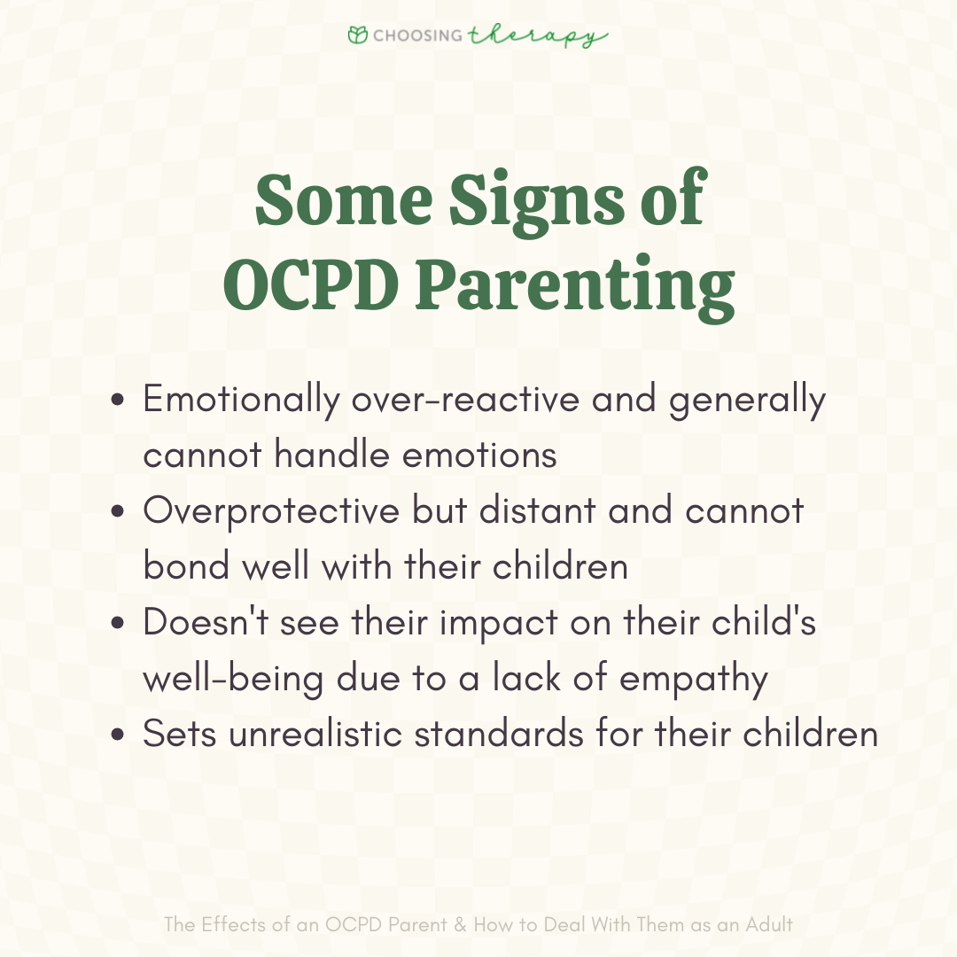 Growing Up with an OCPD Parent: What are the Effects on the Child?
