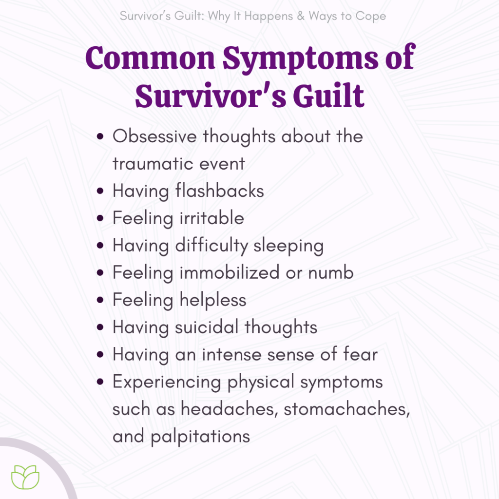 Survivor’s Guilt: Why It Happens & 7 Ways to Cope - Choosing Therapy