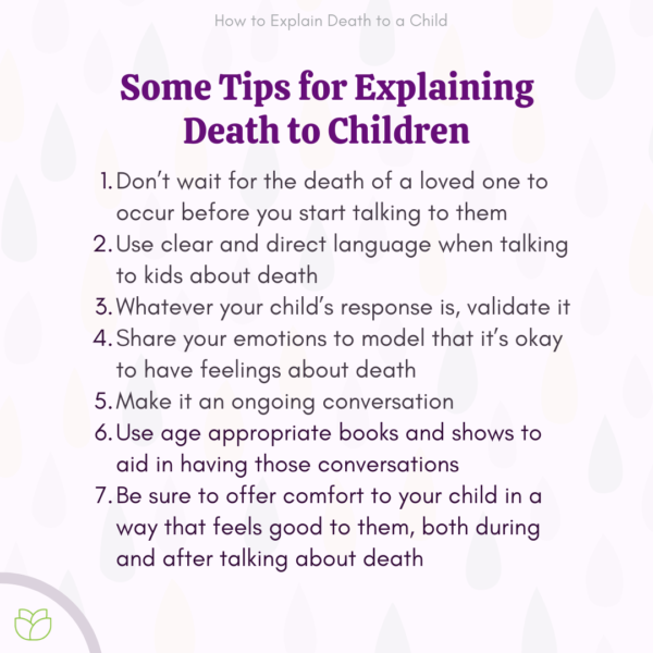 How to Explain Death to a Child