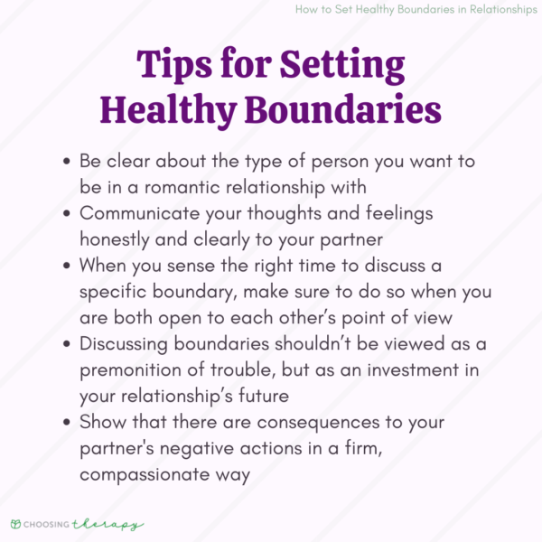 How to Set Healthy Boundaries in Relationships