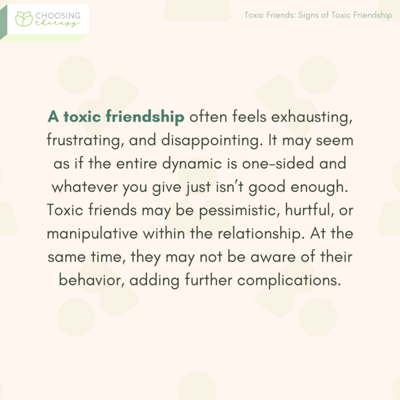 13 Signs That You Have Toxic Friends