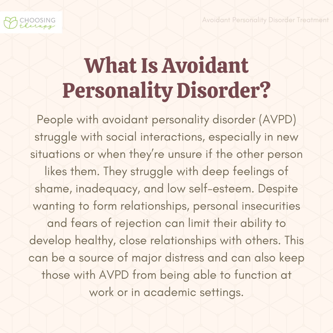Avoidant Personality Disorder Treatments Avoidant Personality Disorder Treatments