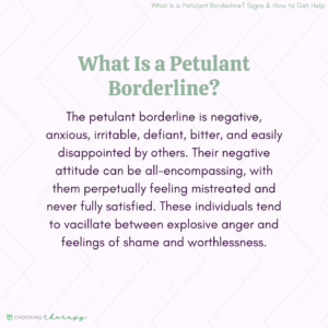 What Is Petulant Borderline Personality Disorder?