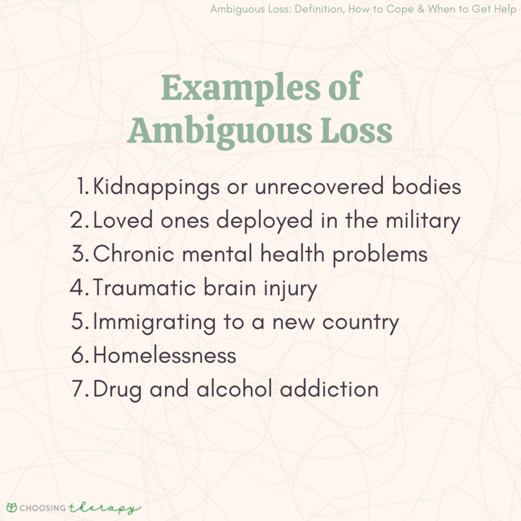 Ambiguous Loss: Definition, How to Cope & When to Get Help