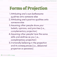 Projection: Definition, Examples, & Use as a Defense Mechanism ...
