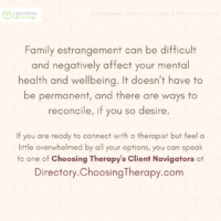 Estrangement: Definition, Causes, & What You Can Do - Choosing Therapy