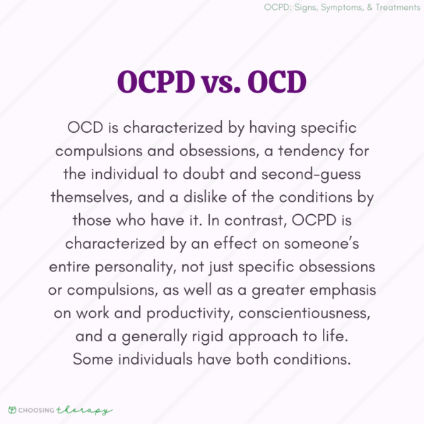 Obsessive-Compulsive Personality Disorder (OCPD): Signs, Symptoms ...