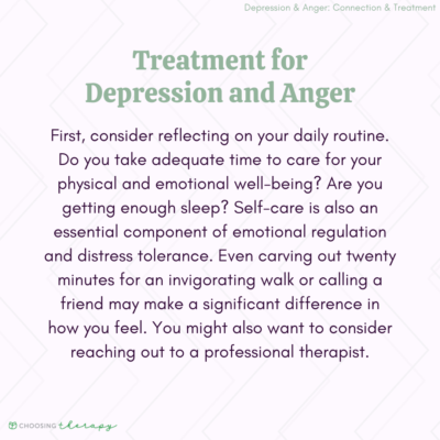 Depression & Anger: Connections & Treatments