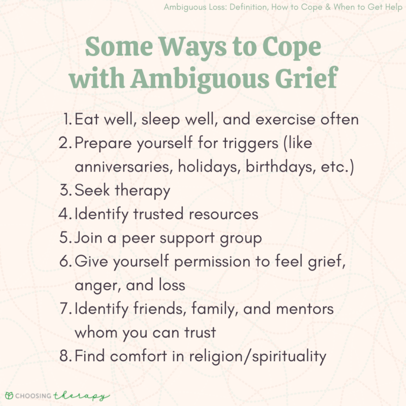 Ambiguous Loss: Definition, How to Cope & When to Get Help