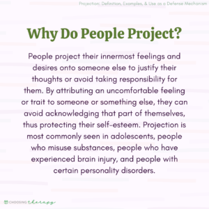 Projection: Definition, Examples, & Use as a Defense Mechanism ...