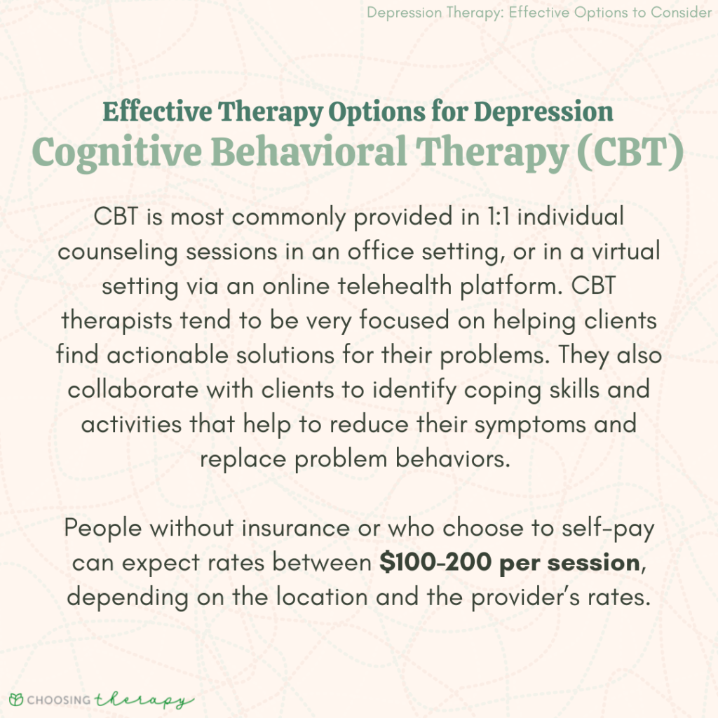 What’s the Best Therapy for Depression?